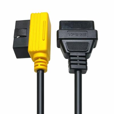 China Car Diagnostic Connector AOTAI OBD2 Auto Diagnostic Extender Cord Adapter 8 W114 / OBD Male to Female Extension Cable for sale