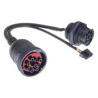 China J1939 Install Y- Cable w/Threaded Nut Black/Low-Speed Drawing/pictures and samples Required with Diagnostic Fault Code for sale