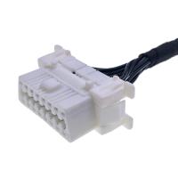 China Cable Material PVC OKI Technic OBD2 Customized J1962 16PIN Male to 2X Female KIA Toyota- Connector Y Splitter Cable 1M for sale
