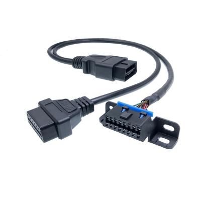 China Professional OBD OBDII Cable Car Diagnostics Y Splitter Male to Female Cable for Opel PVC/ABS Temperature -20- 80degree for sale