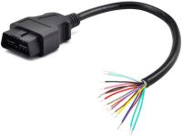 China 2004-2010 Year AOTAI 16Pin OBD2 Female Car Diagnostic Extension Connector Open Plug Wire Cable for Vehicle Diagnostics for sale