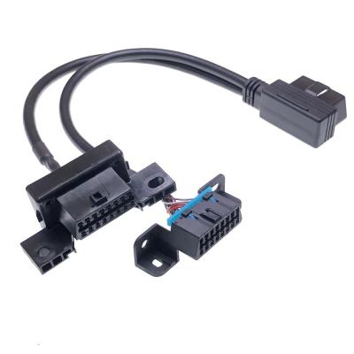 China Universal OBD II Splitter Extension Y Cable For Kia Harness J1962 Revolutionize Your GPS Tracking Device with This Cable for sale