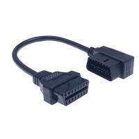 China AOTAI 16 Pin Auto Car OBD OBD-II Male to Female OBD Extension Cable Diagnostic Extender line Cable length 1m or customized for sale
