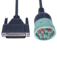 China Highly-Durable Heavy Truck Black J1939 9 PIN Deutsch to DB25 Male Cable for -30°C- 80°C PVC OKI Technic for sale
