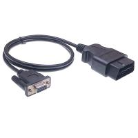 China Car Fitment AOTAI DB9 9Pin Serial RS232 Female Port to Male OBD2 16 Pin OBD Cable Adapter for Audi Europe PVC/ABS for sale