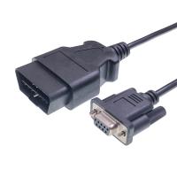 China Car Fitment AOTAI DB9 9Pin Serial RS232 Female Port to Male OBD2 16 Pin OBD Cable Adapter for Audi Europe PVC/ABS for sale