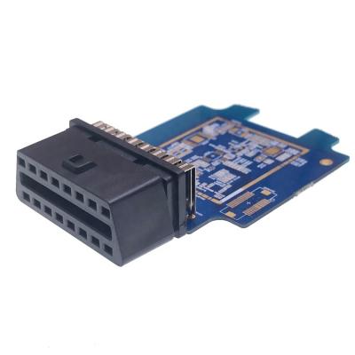 China Vehicle OBD-II Female Connector for Car Computer Auto Diagnosis Machine Clip/Snaps Item Type and Durable for sale