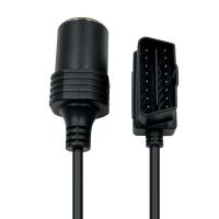 China AOTAI Car Universal 16-Pin OBD2 Car Cigarette Lighter Socket Charger Power Adapter with Temperature -20- 80degree OBD Cable for sale