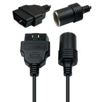 China AOTAI Car Universal 16-Pin OBD2 Car Cigarette Lighter Socket Charger Power Adapter with Temperature -20- 80degree OBD Cable for sale