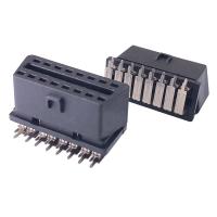 China Right Angle Pins OBD2 Female Connector for Audi Vehicles 12-220V Voltage for sale
