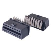 China Right Angle Pins OBD2 Female Connector for Audi Vehicles 12-220V Voltage for sale