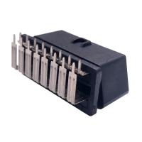 China Right Angle Pins OBD2 Female Connector for Audi Vehicles 12-220V Voltage for sale