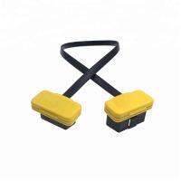 China Automotive 12V Male to Female OBD OBDII OBD2 GPS Tracking Extension Cable with Durable Normal Plug Material PA66 GF ABS PC for sale
