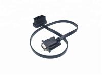 China 1M Length Customized OBDII DB15 to Right Angle 90 Degree Male Cable for Vehicle Diagnostics Customized Pinout for sale