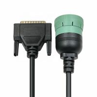 China Vehicle OBD Cable DB25 to J1939 DB15 Male to J1939 Female 9pin Extension Cable for Truck ELD Applicable for sale