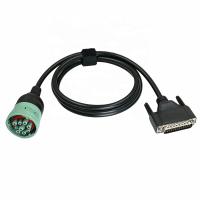 China Vehicle OBD Cable DB25 to J1939 DB15 Male to J1939 Female 9pin Extension Cable for Truck ELD Applicable for sale