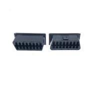 China Auto Parts Casing 16 PIN OBDII J1962 OBD2 Female Connector with Temperature Range 30- 105°C for sale