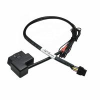 China 24 Black AOTAI L5P UNLOCK HARNESS OBD MALE TO MOLEX CONNECTOR CABLE j1962 CABLE for Secure Unlocking and OBD Connection for sale