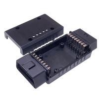 China OBD2 Enclosure for All Kinds of OBDII Diagnostic Connector Black OBD Plug Peugeot Europe Car Fitment for sale