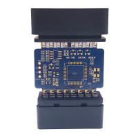 China OBD1 OBD2 16pin Male Connector For PCB j1962 OBD Right Angle Pins Plugs OBDII Connector Year 1994-1997 Black for sale