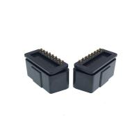 China OBDII PCB Diagnostic Tool with Temperature Range -20-80C OBD II 2 Pin Connector Male Black Plug and OBD2 Connector Housing for sale