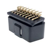 China Customized ABS Plastic Right Angle Male OBD2 PCB Connector for Automotive Repair Tools and Customized Special Features for sale