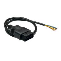 China 16PIN OBD Cable OBDII J1962 Male Connector to Open Plug Wire OBD Diagnostic Extension Cable 150g Voltage 12V/24V 12V/24V for sale