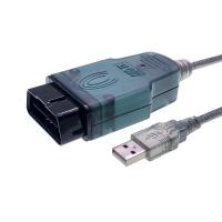 China OBD2 to USB Cable with Nickel/Golden Pins Plating Black White OBD USB Connector 16pin Adapter for sale