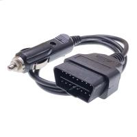 China Black OBD2 Connector Car Memory Save Cable for Emergency Power Supply Any 12V DC Power Source for sale