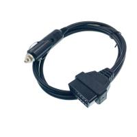 China PVC/ABS Style OBD Power Cable Female OBD II to Cigarette Lighter Extension for sale