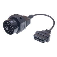 China OBD1 to OBD2 Converter Cable for E31 E32 E34 E36 118 Pins Nickel/Golden Plating Diagnostic Connector for sale