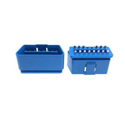 China Acceptable Customization 94 V0 Material OBD II Male OBD2 J1962 OBD Lock Connector for sale