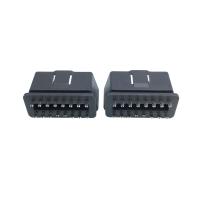 China Acceptable Customization 94 V0 Material OBD II Male OBD2 J1962 OBD Lock Connector for sale
