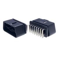 China All Cars Applications Compatible 16 Pin OBD2 Connector for PCB Made of PA66 GF Material for sale