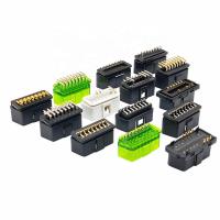 China 12V Diagnostic Cables OBD Connector 16pin Male J1962 Plugs OBD2 Connector Male for Accurate Vehicle Diagnostics for sale