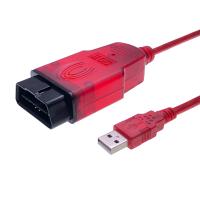 China 2019- Applicable Models All Cars with OBD Socket No PCB Inside Transparent Color 16PIN J1962 OBD2 to USB Diagnostic Cable for sale