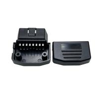 China 12V/24V AOT J1962 Plug OBD2 Case with 16Pin Male Connector for Small Size Black OBD Enclosure and GPS Diagonistic Tool for sale