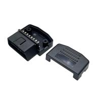 China 12V/24V AOT J1962 Plug OBD2 Case with 16Pin Male Connector for Small Size Black OBD Enclosure and GPS Diagonistic Tool for sale