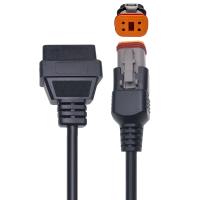 China Harley 4PIN To OBD2 16 PIN Female Adapter Cable For Harley Davidson Harley Motorcycle Cable for sale