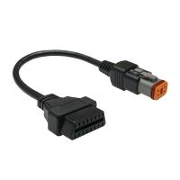 China Harley 4PIN To OBD2 16 PIN Female Adapter Cable For Harley Davidson Harley Motorcycle Cable for sale
