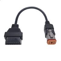 China Harley 4PIN To OBD2 16 PIN Female Adapter Cable For Harley Davidson Harley Motorcycle Cable for sale