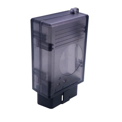 China 12W/24W AOTAI Transparent Black OBD2 Housing For OBD2 Link OBD Connector with Cover TOYOTA EU Car Fitment for sale