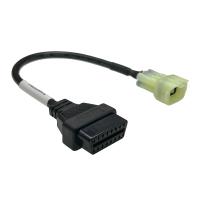 China Motorcycle 6PIN To 16PIN OBD2 Adapter AOTAI OBDII Cable With Offer Drawing for sale