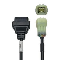 China Motorcycle 6PIN To 16PIN OBD2 Adapter AOTAI OBDII Cable With Offer Drawing for sale