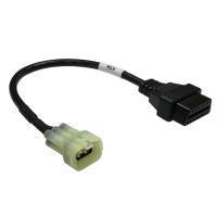 China Motorcycle 6PIN To 16PIN OBD2 Adapter AOTAI OBDII Cable With Offer Drawing for sale