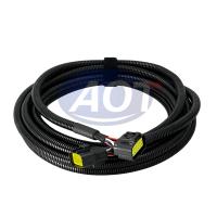 China Custom Automotive Connector AOTAI Custom TE 12PIN Connector 368537-1 174661-2 Wiring Harness 5M for Automotive Diagnostic for sale