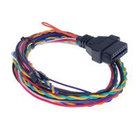 China 500 12V/24V Custom Wire Harness J1962 16Pin OBD2 Cable OBDII Wiring Harness OEM Connector Housing Cable for sale