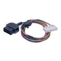 China 500 12V/24V Custom Wire Harness J1962 16Pin OBD2 Cable OBDII Wiring Harness OEM Connector Housing Cable for sale