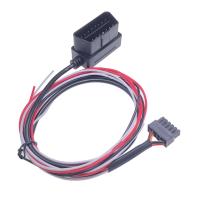 China 500 12V/24V Custom Wire Harness J1962 16Pin OBD2 Cable OBDII Wiring Harness OEM Connector Housing Cable for sale