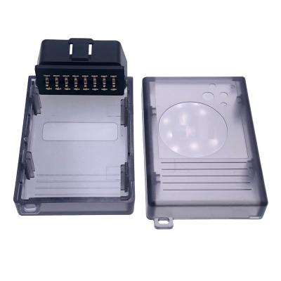 China Automotive 16 Pin J1962 OBD Assembly Case Diagnostic Tool Plastic Housing OBD2 Enclosure with Working Temperature -20- 105°C for sale